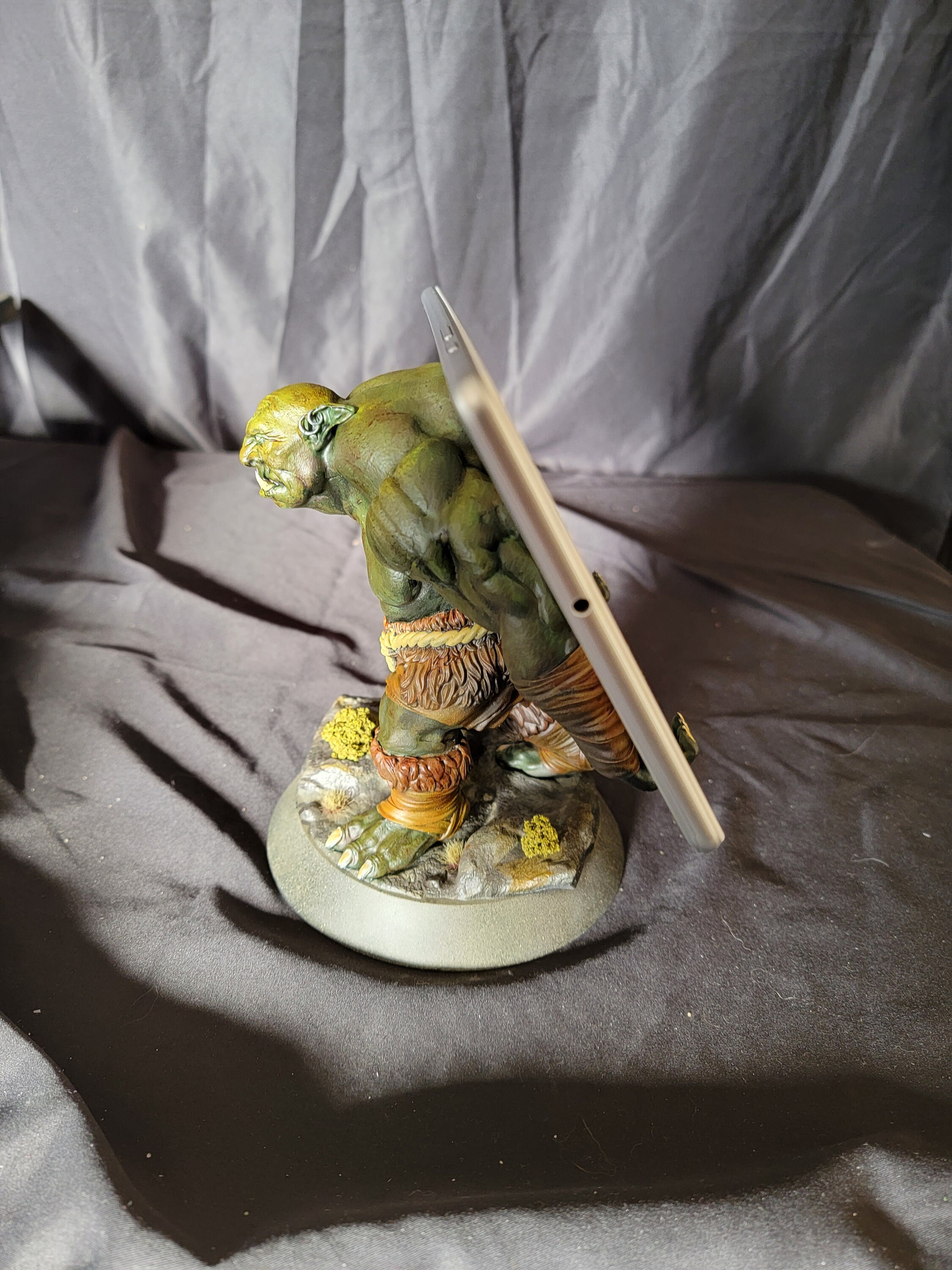 Troll Tablet Holder 3D Resin Statue - Etsy