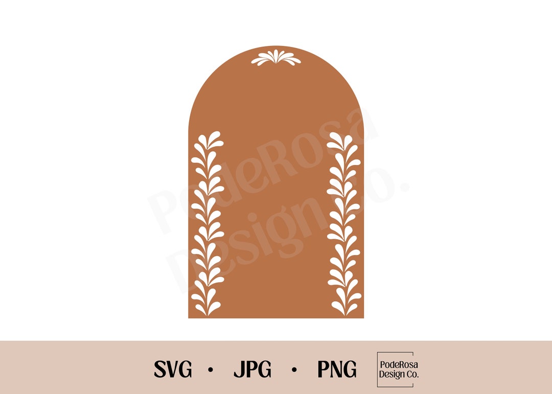 Background Arch Clay Pedals SVG, PNG, JPG, Instant Download, Mexican ...