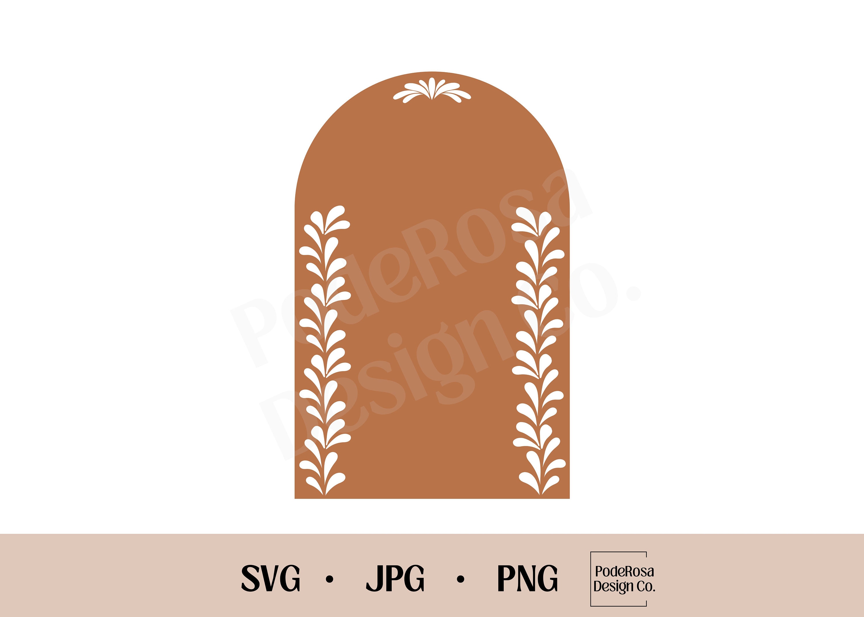 Background Arch Clay Pedals SVG, PNG, JPG, Instant Download, Mexican ...