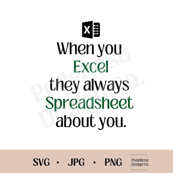 Spreadsheet Svg - Etsy