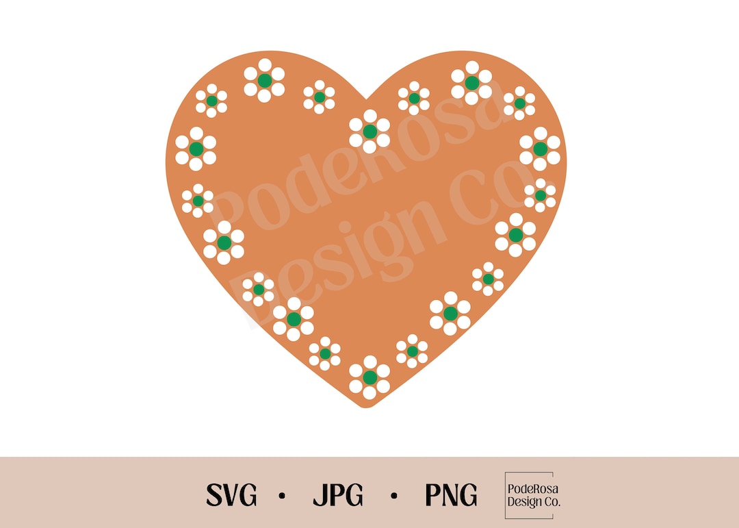 Heart of Clay SVG, PNG, JPG, Instant Download, Mexican, Jarro De Barro ...