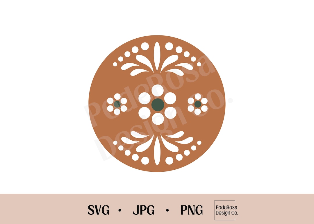 Circle Talavera Dots SVG, PNG, JPG, Clay Svg, Talavera, Olla, Barro ...