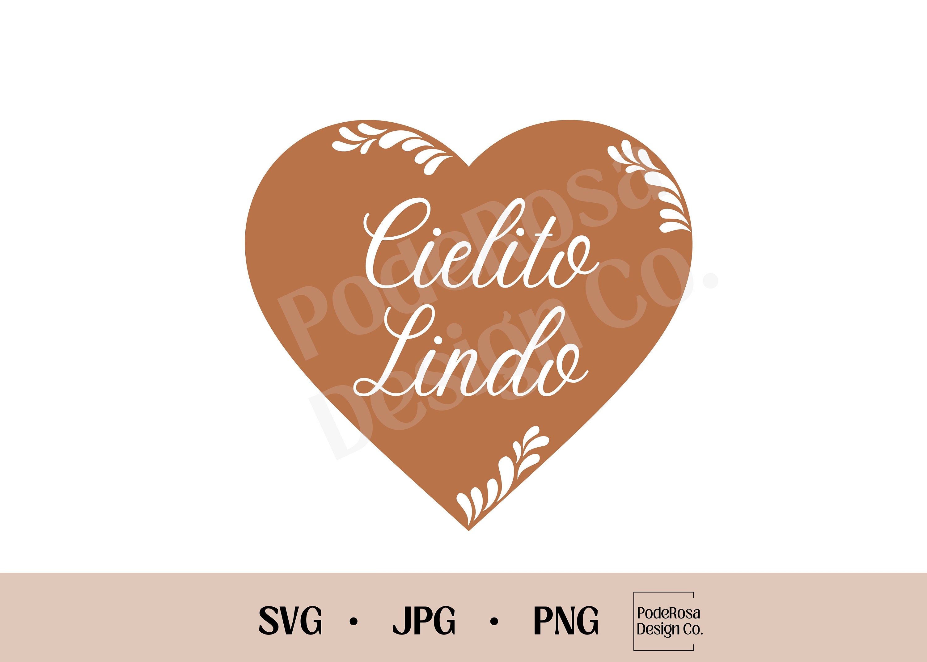 Cielito Lindo Clay Heart SVG, PNG, JPG, Mexican Svg, Baby Shower, Diy ...