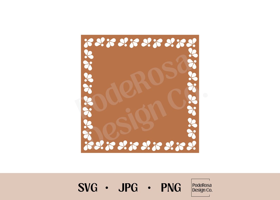 Square Clay Pedals SVG, PNG, JPG, Instant Download, Talavera, Olla ...
