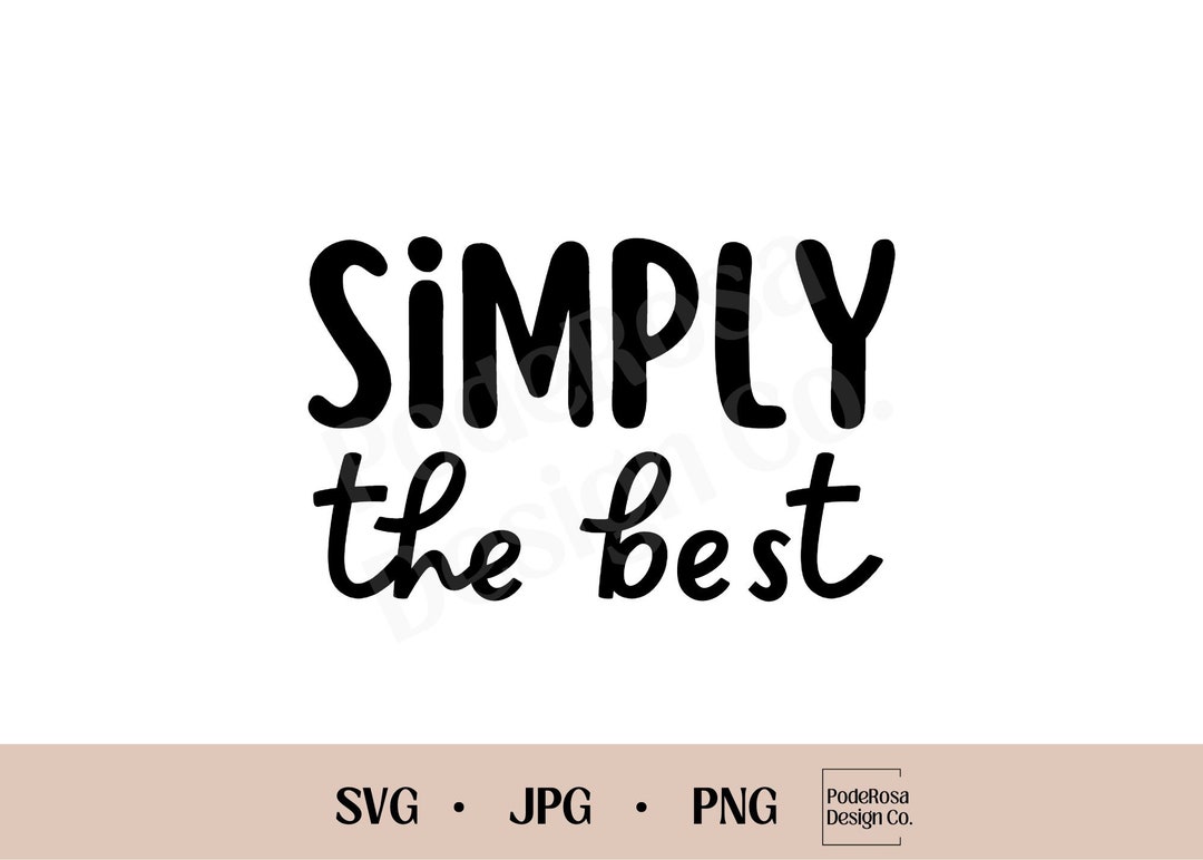 Simply the Best SVG PNG JPG Instant Download Tina Turner - Etsy