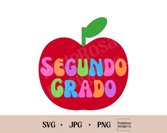 Hola Segundo Grado Hola Segundo Grado SVG First Day of - Etsy