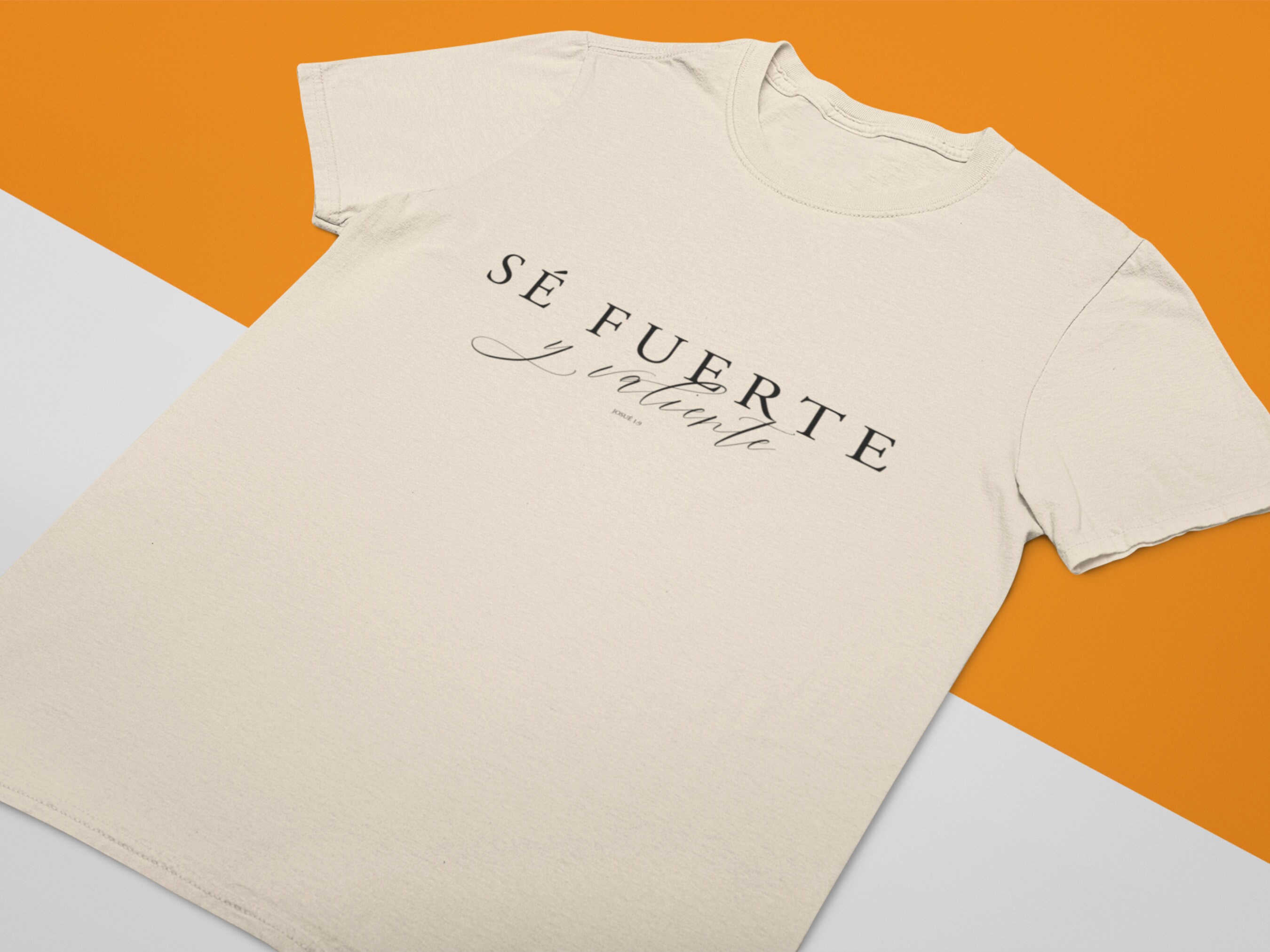 Se Fuerte Y Valiente Shirt - Christian Spanish - Joshua 1:9 - Etsy