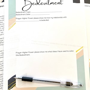 AA Bedevilment Worksheet Step 2 Big Book - Etsy