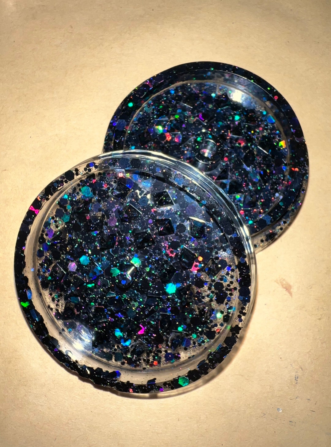 Black Holographic Glitter Grinder - Etsy Australia