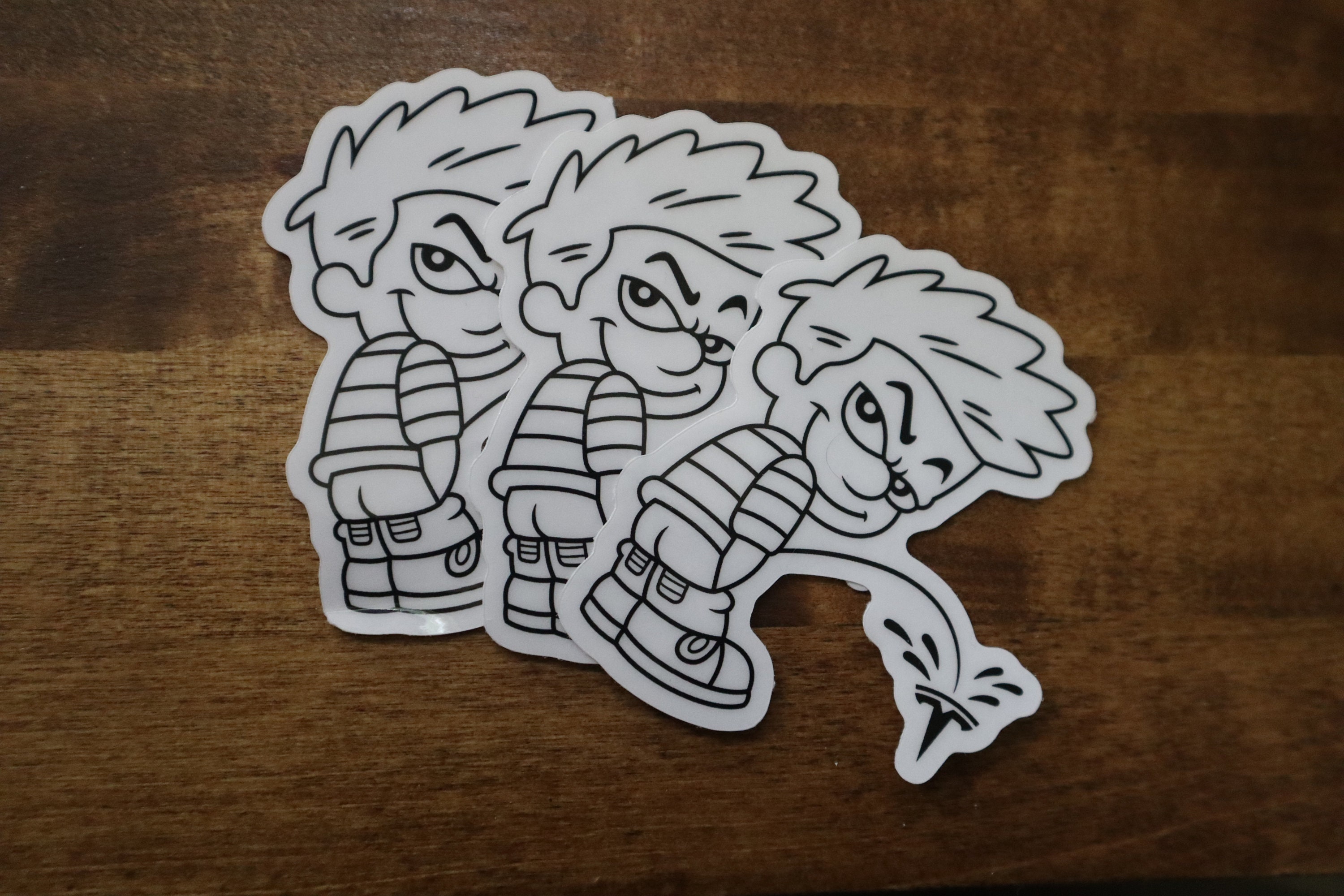 Calvin Versus Tesla Funny EV Sticker for Electric Vehicle Ford F-150 ...