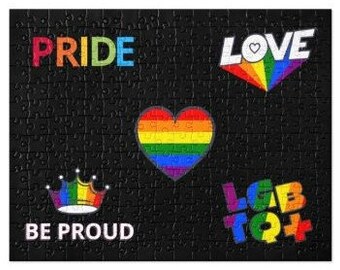 Lgbtq Jigsaw Puzzle - Etsy