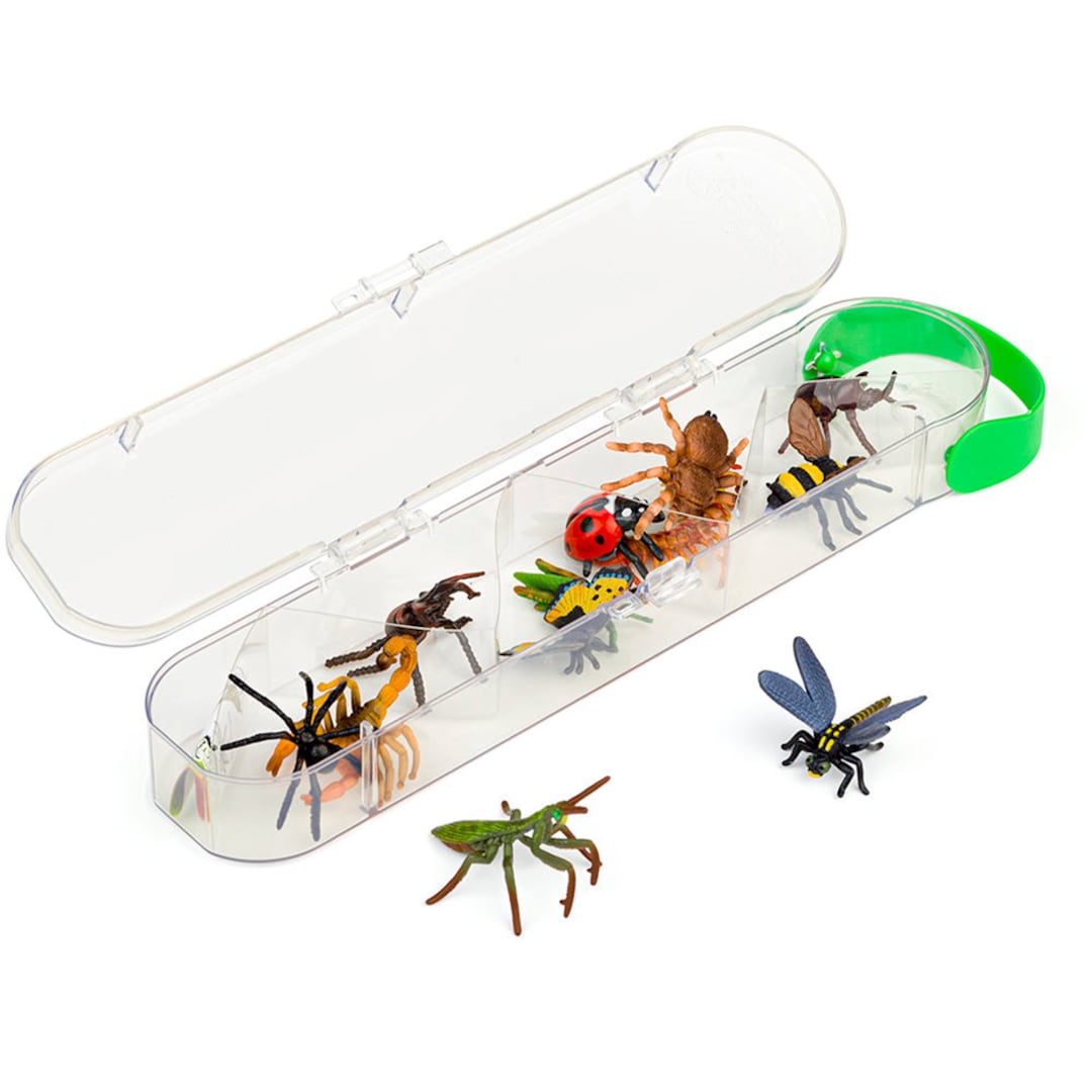 Mini Insects & Spiders Tube Box of 12 Toy Model Figures for Crafts or ...