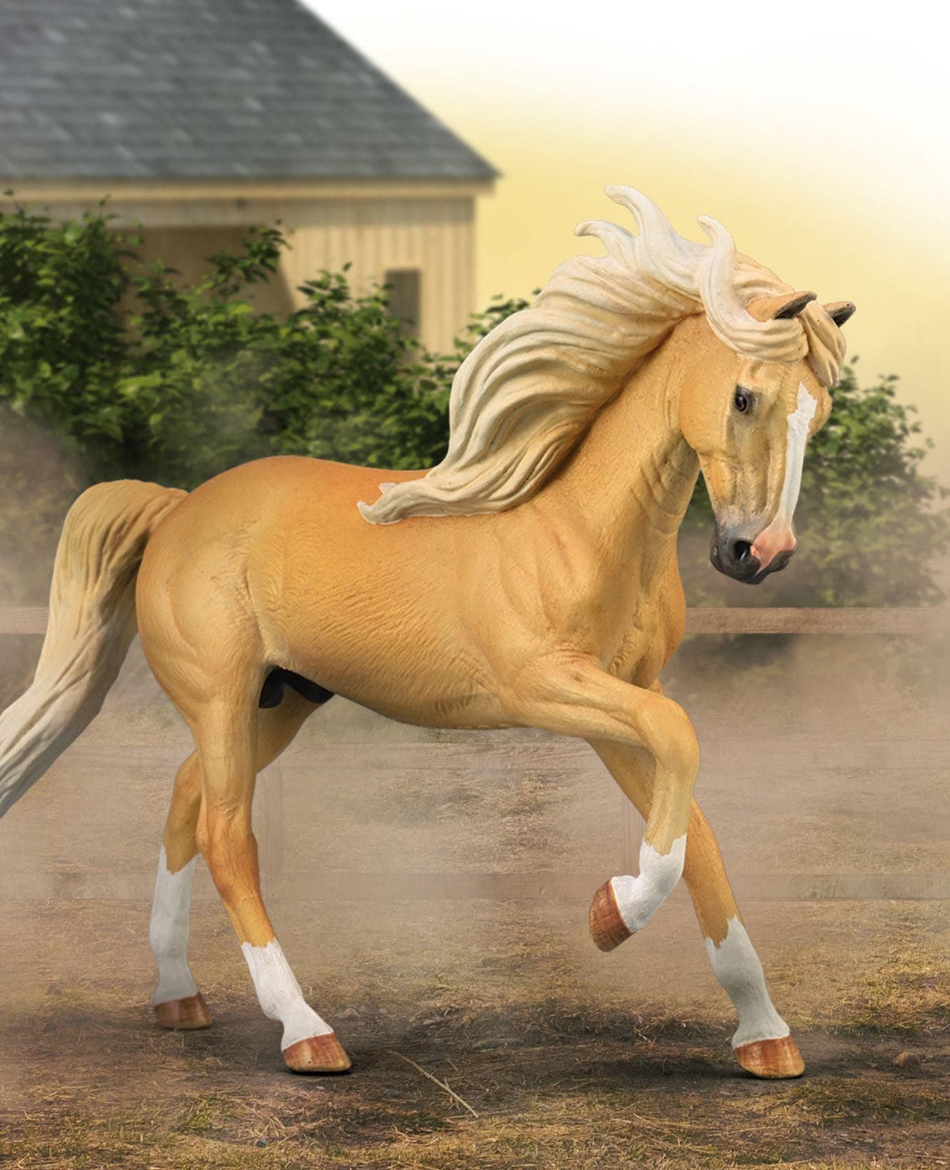 Andalusian Stallion Plastic Toy Model Figures for Cake Topper or ...
