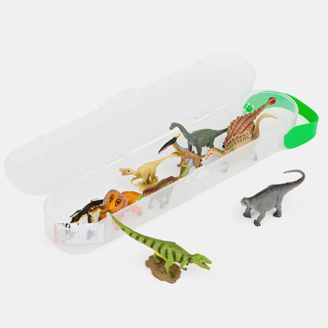 Tube Box of 10 Mini Dinosaur Toy Model Figures Cake Toppers A1102 - Etsy