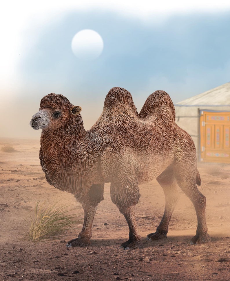 Camel Nativity Plastic Toy Model Figures for Christmas Display Dioramas ...