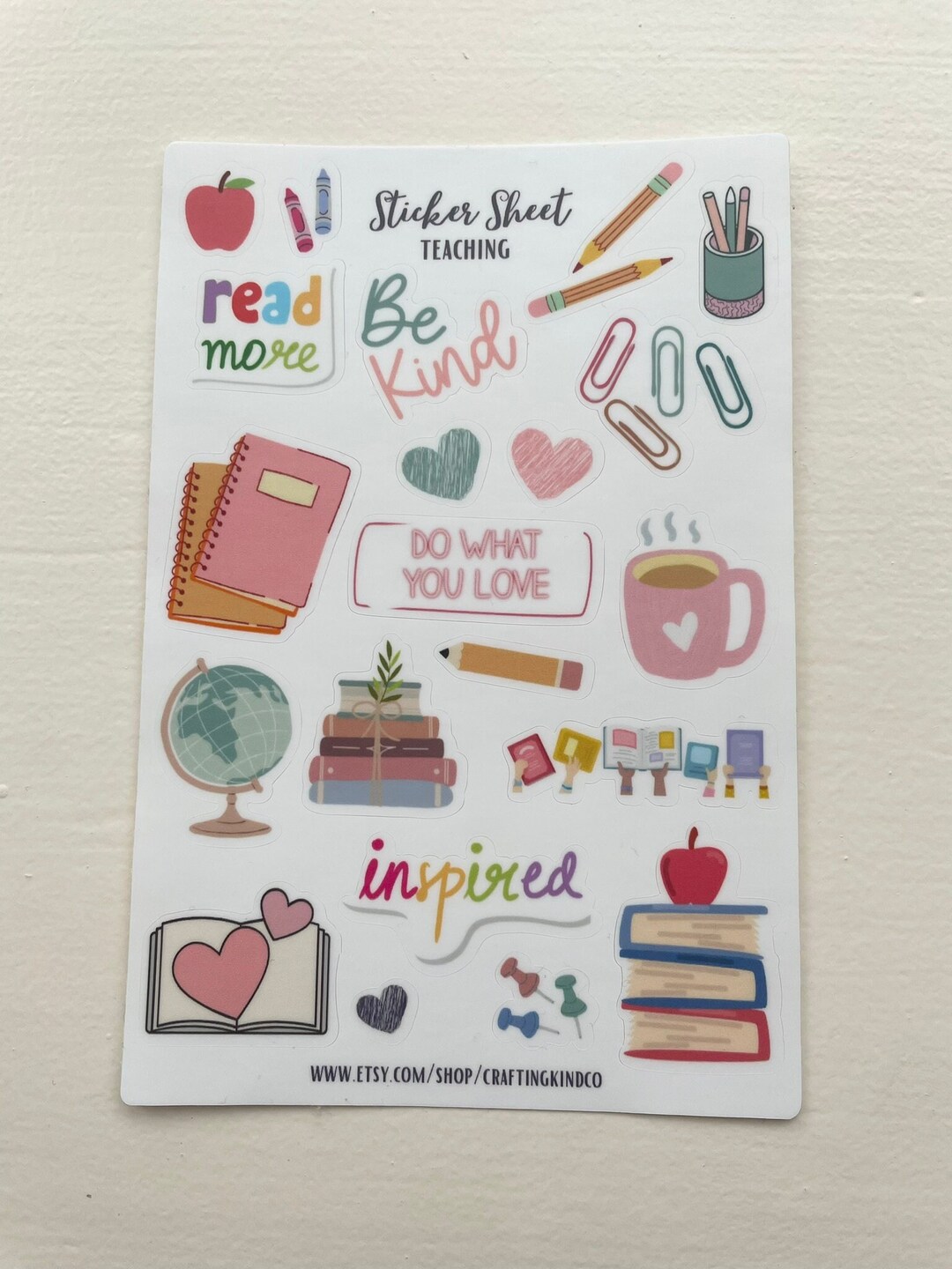 Teaching Sticker Sheet, Teacher Gift, Planner Stickers - Etsy