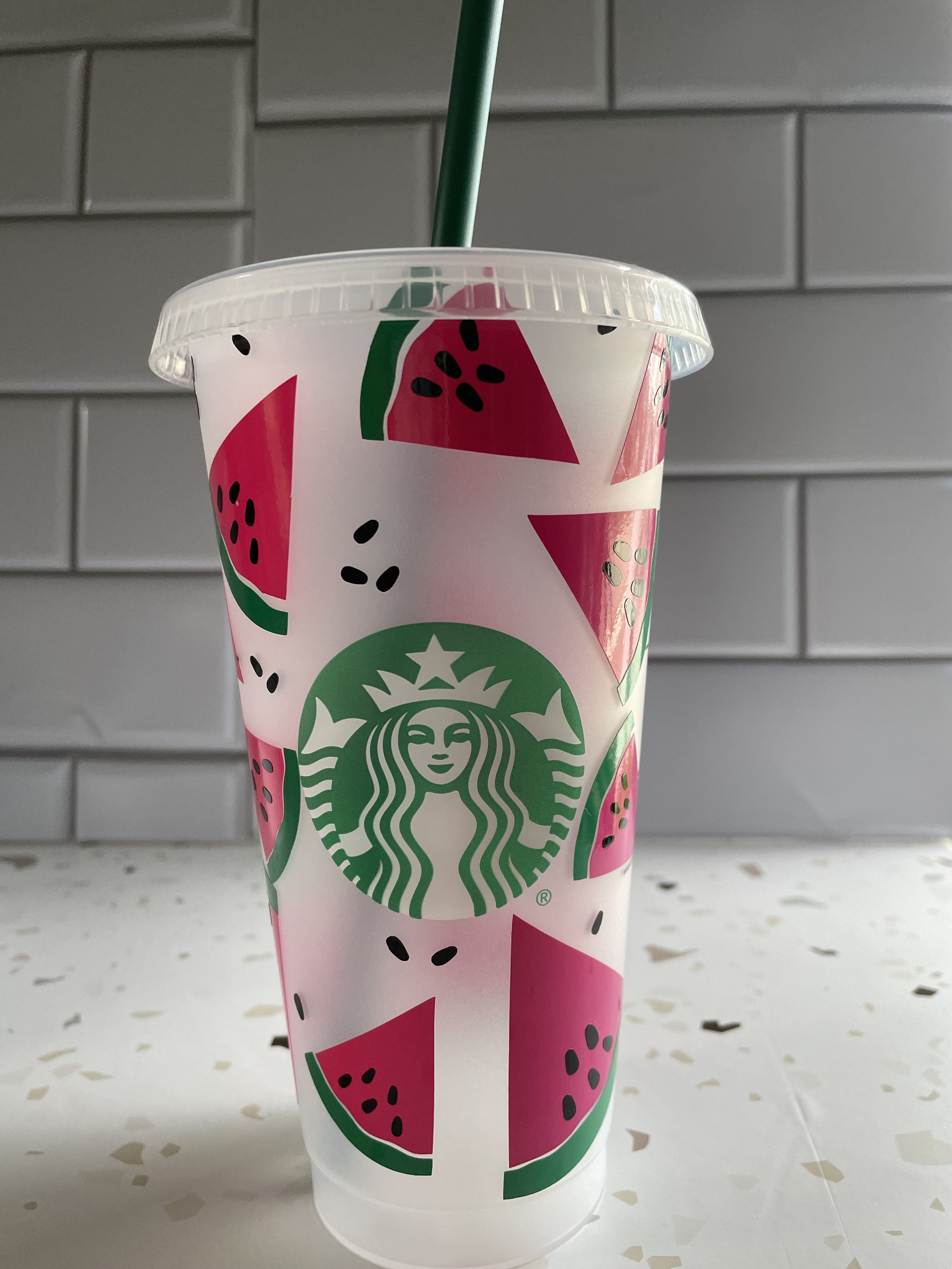 Starbucks Cold Cup With Permanent Vinyl - Personalized, Durable, and ...