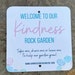 Kindness Rock Garden Sign – Outdoor Aluminum Sign, UV Printed, 6x6 Inch ...