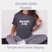 TWEED GILDAN 5000 Shirt MOCKUP Gray T-shirt Mock-up Girl in - Etsy