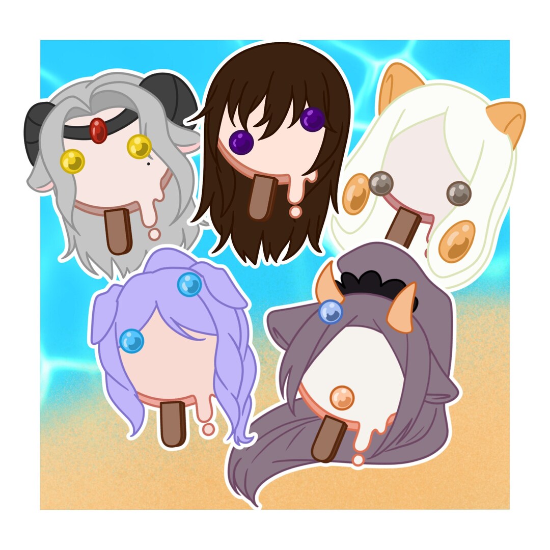 OC Popsicle Sticker Bundle - Etsy