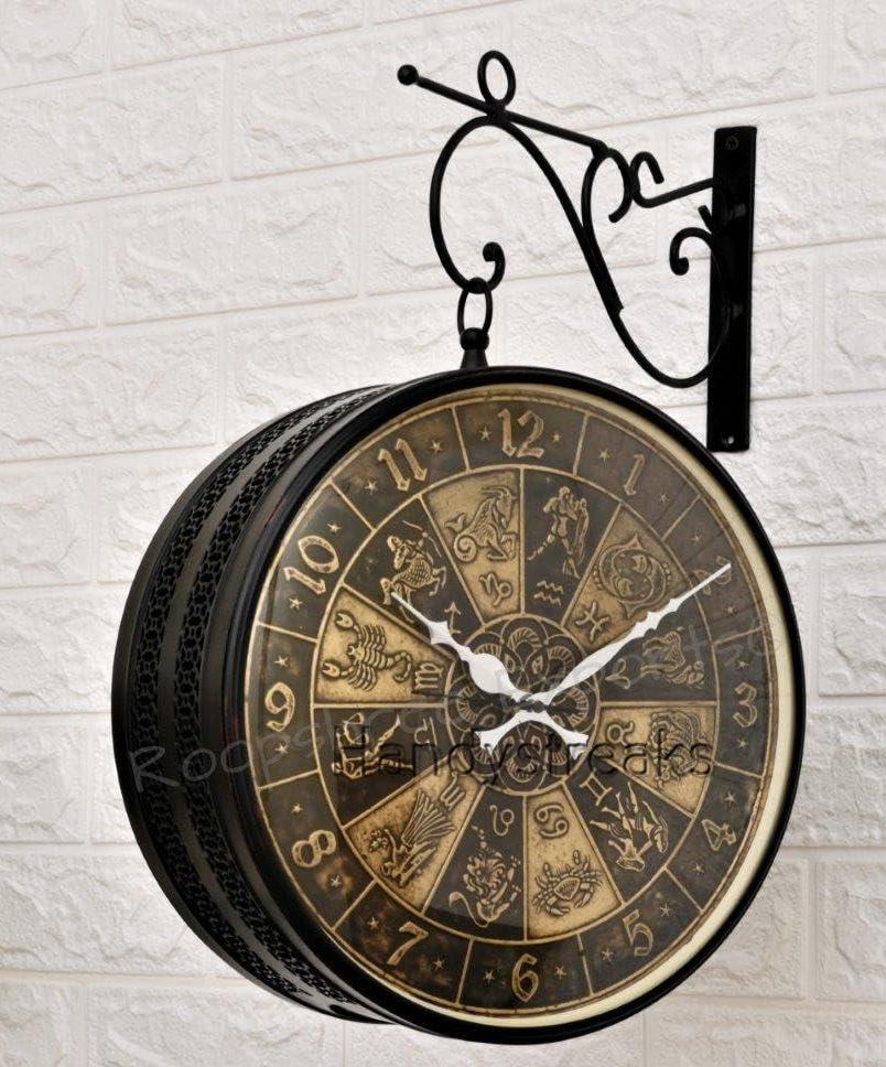 Vintage Timeless Station Clock, Classic Train Station Clock, Railway ...