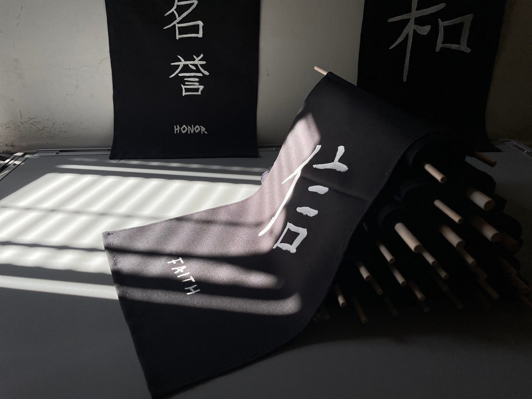 Kanji Styled “FAITH” Banner Scroll - Etsy UK