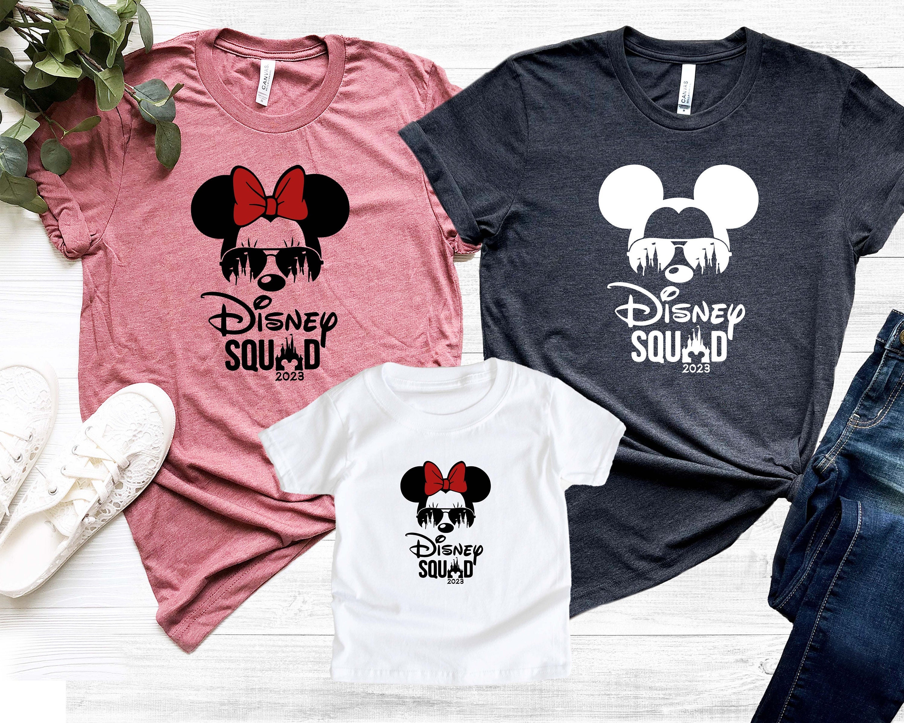 Family Disney Squad Shirt 2023, Disney 2023 Vacation Shirt, Family Trip ...