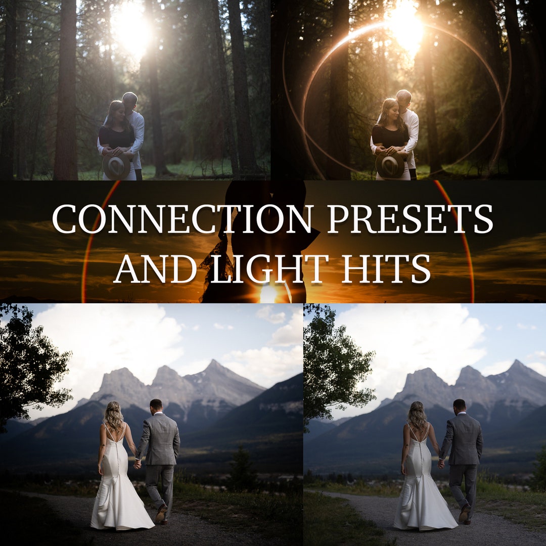 Lightroom Wedding Preset and Light Hit Overlays. Radial Sun Flare's ...