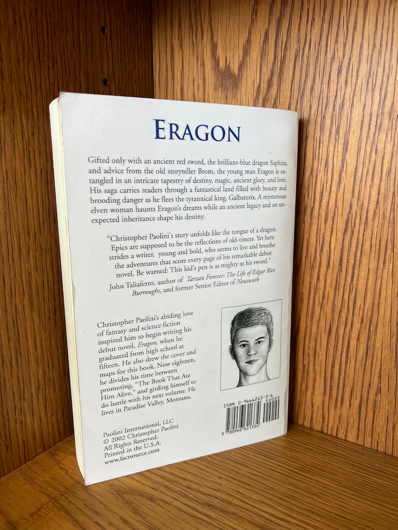 Eragon inheritance Cycle, Book 1 Christopher Paolini RARE True First ...