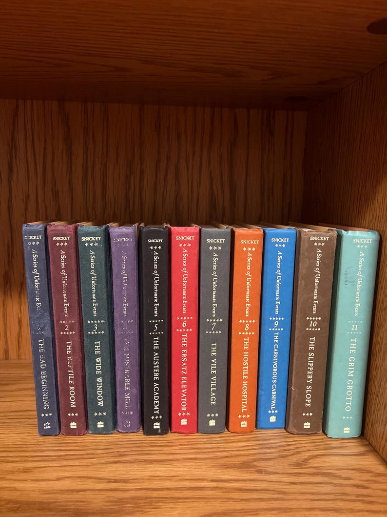 A Series of Unfortunate Events by Lemony Snicket 1 Book - Etsy