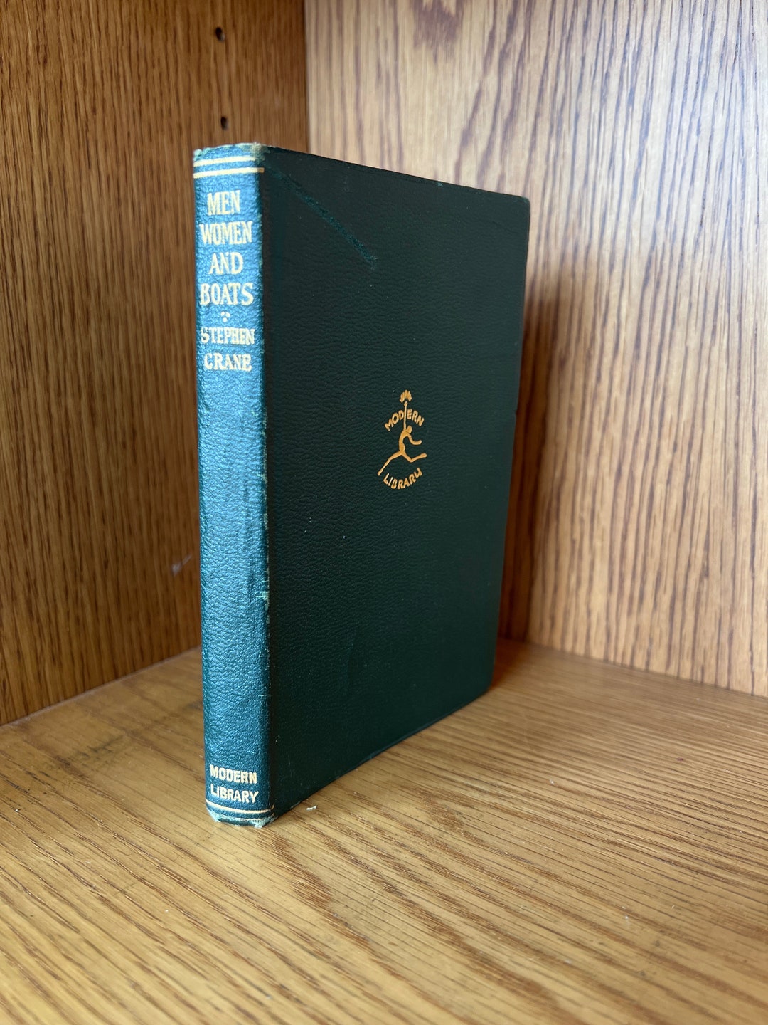 Man Woman and Boats by Stephan Crane Modern Library Edition Leather ...