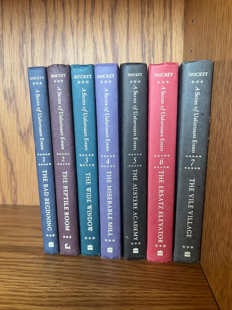 A Series of Unfortunate Events by Lemony Snicket - Etsy