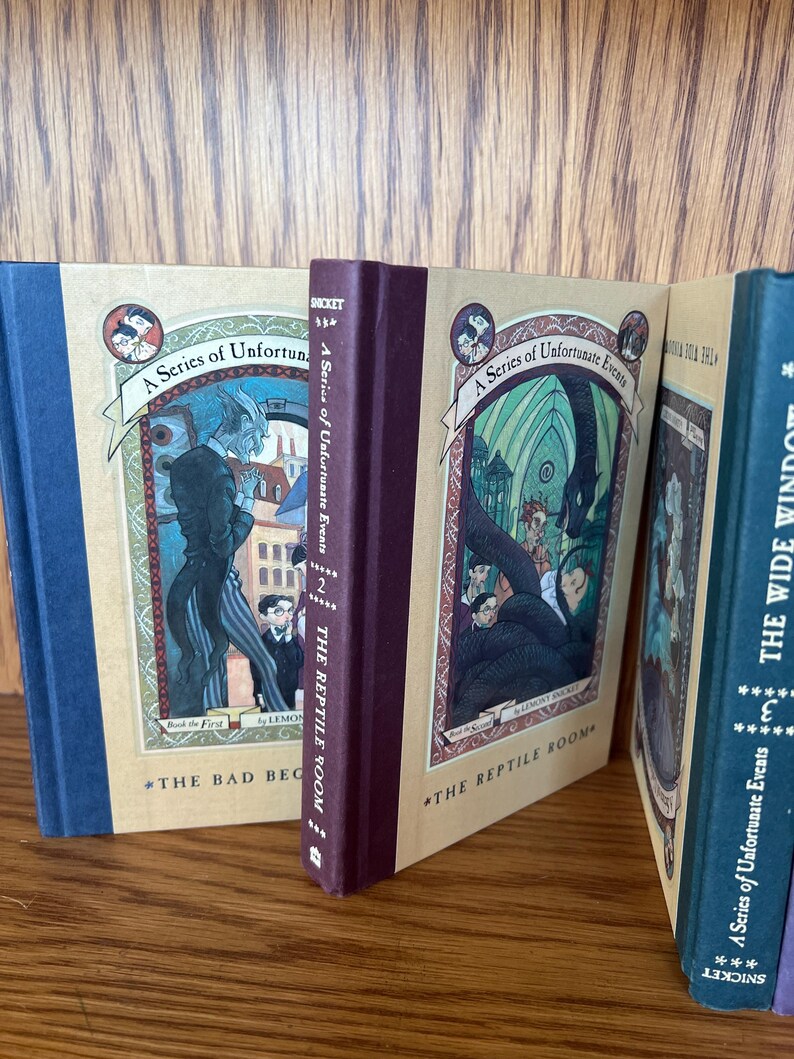 A Series of Unfortunate Events by Lemony Snicket - Etsy