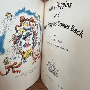 Mary Poppins and Mary Poppins Comes Back by P.L. Travers Illustrated in ...