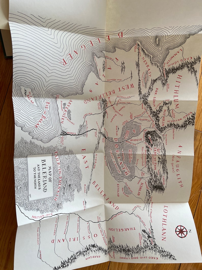 The Silmarillion by J.r.r.tolkien First American Edition Early ...