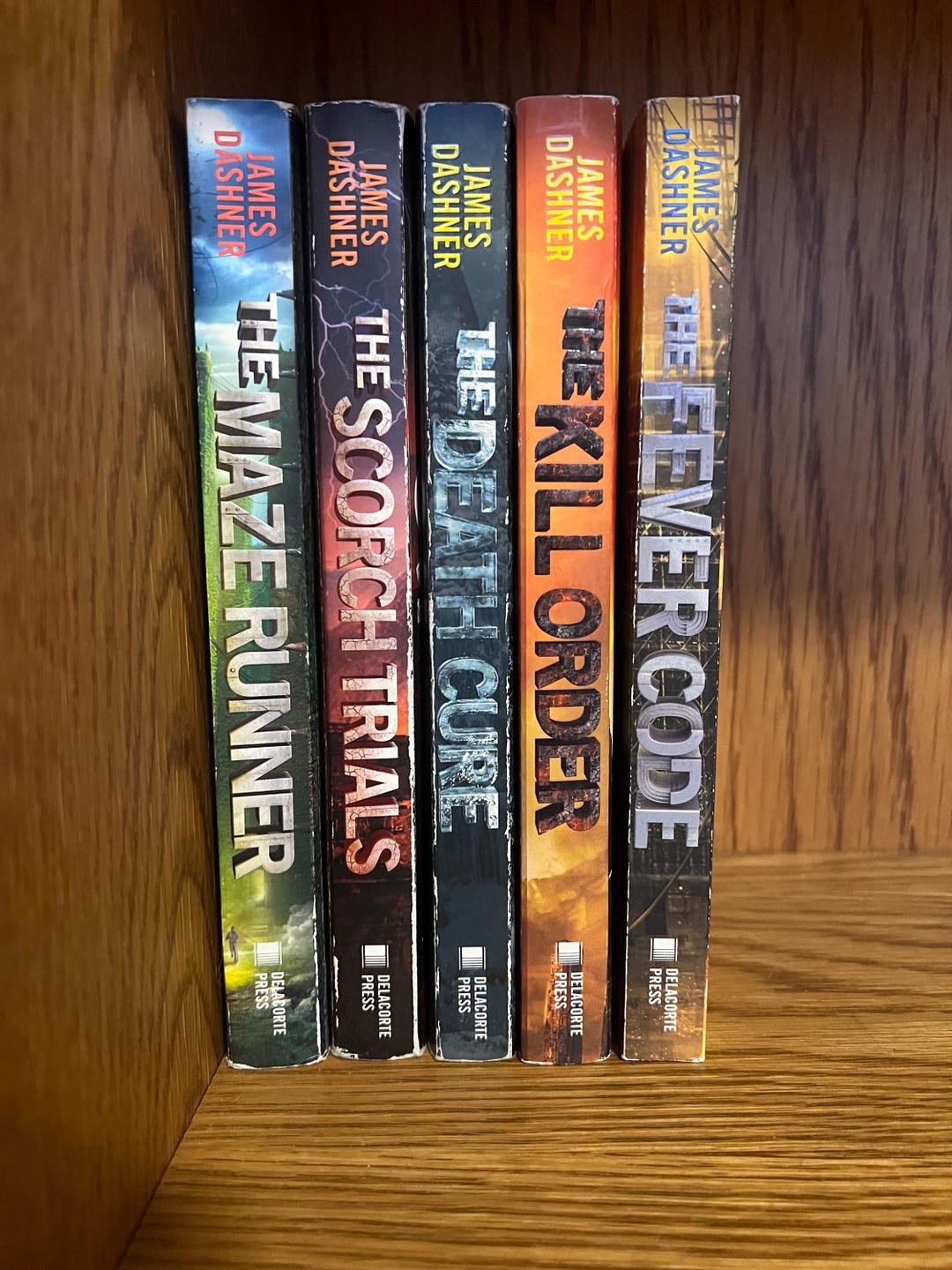 Full Set of 5 Books of the Maze Runner by James Dashner Softcovers - Etsy