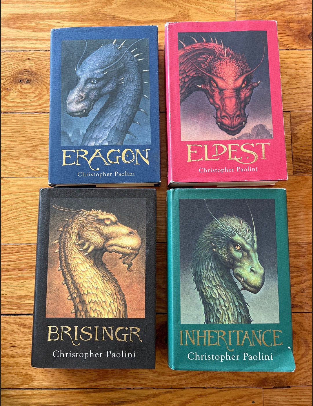 Eragon, Eldest, Brisingr, Inheritance by Christopher Paolini First ...