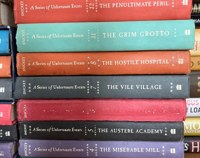 A Series of Unfortunate Events by Lemony Snicket - Etsy