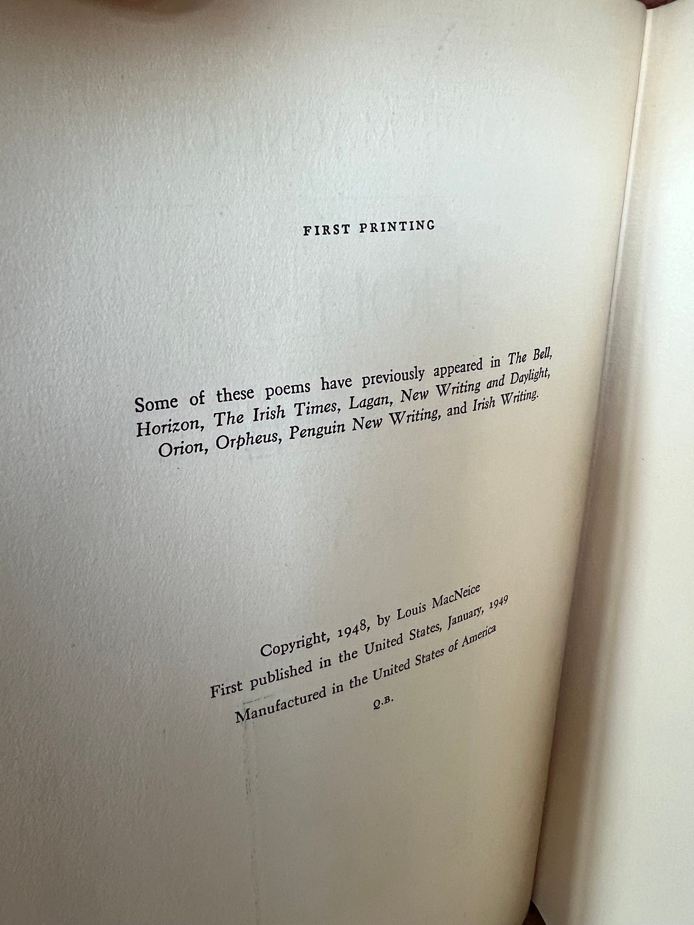 Holes in the Sky Poems 1944-47 by Louis Macheice 1st Edition - Etsy