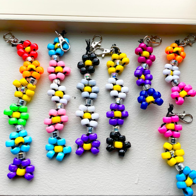 Kandi Keychain - Etsy