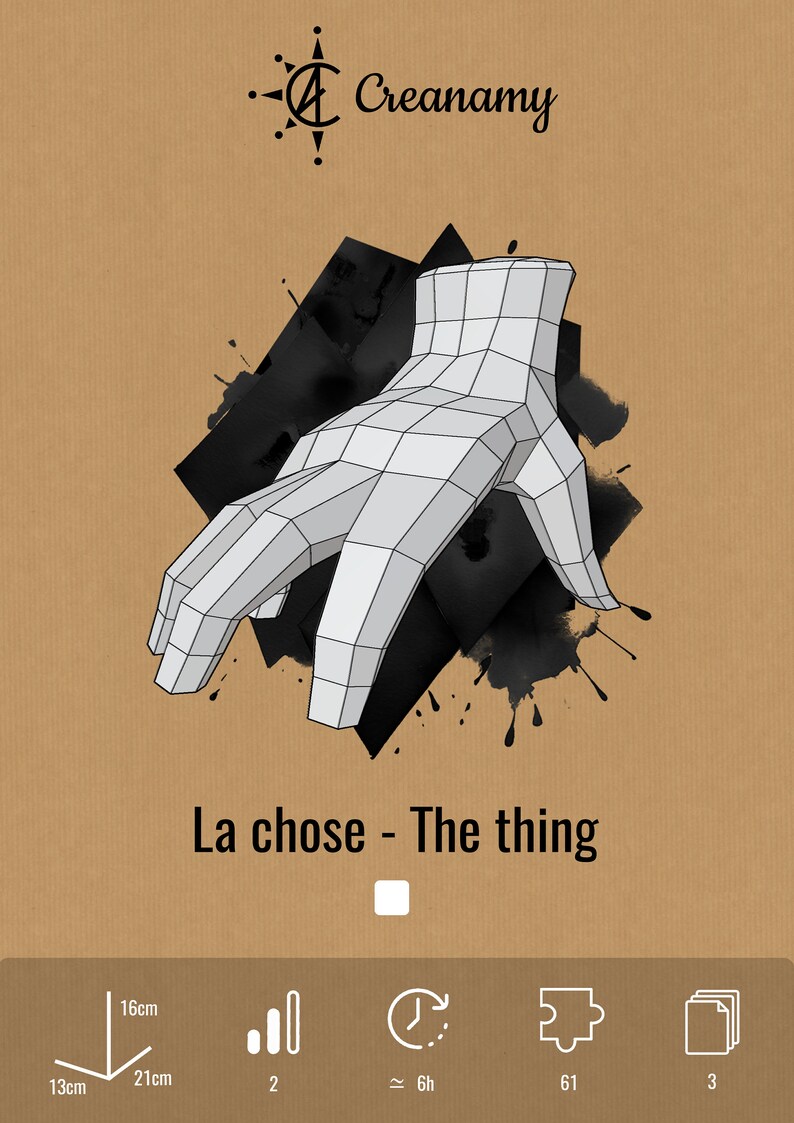 Handmade Papercraft, Creative Hobby Paper Art Pattern, Polygonal ...