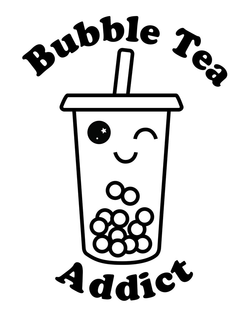 Bubble Tea Digital Download - Etsy