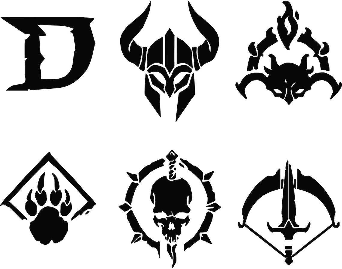 Diablo IV Class Icons - Etsy