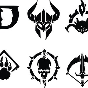 Diablo IV Class Icons - Etsy
