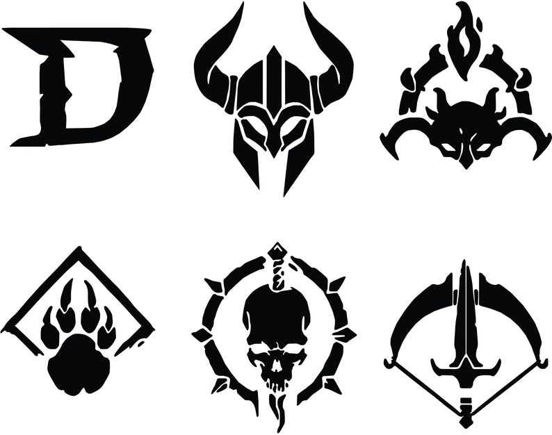Diablo IV Class Icons - Etsy