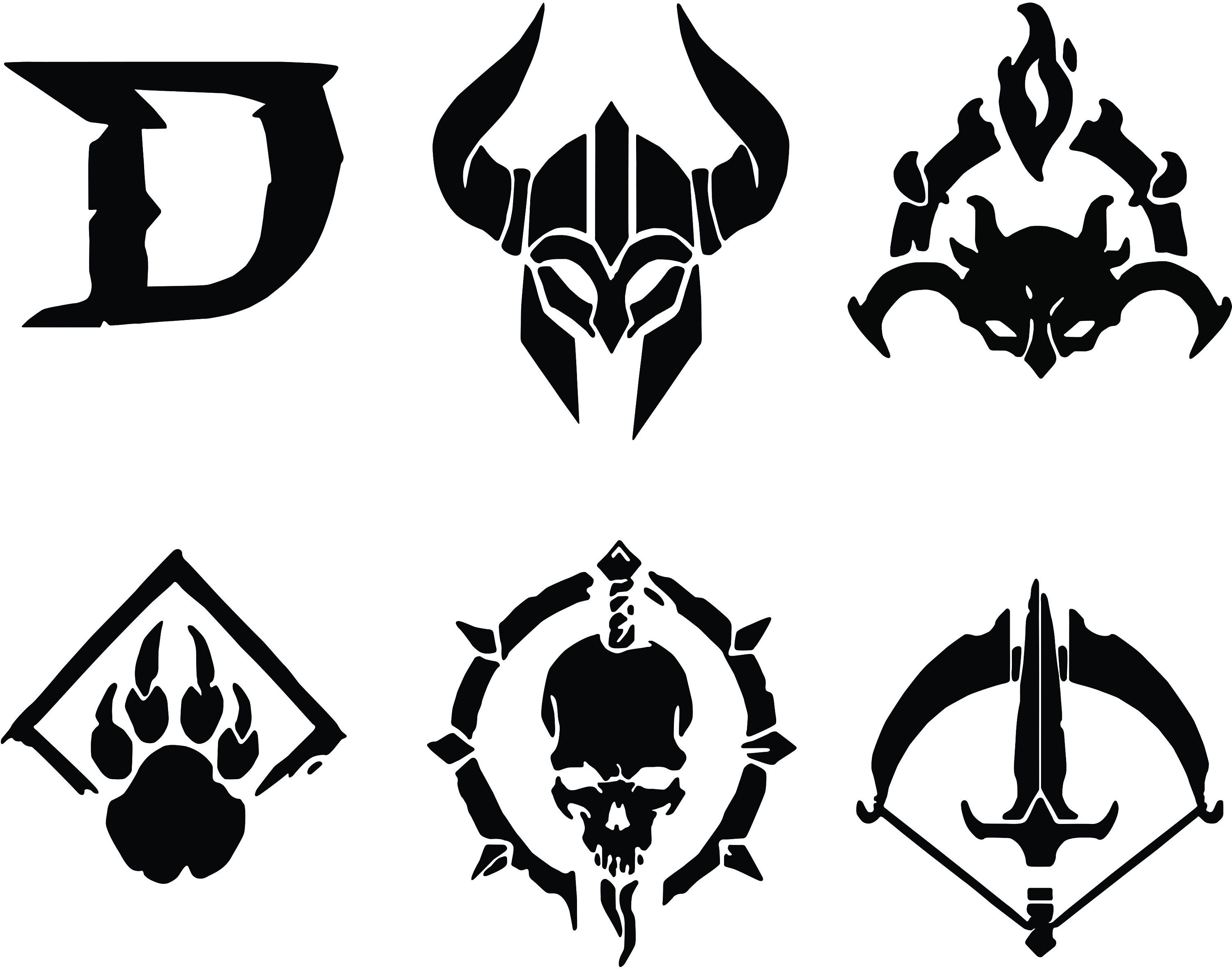 Diablo IV Class Icons - Etsy