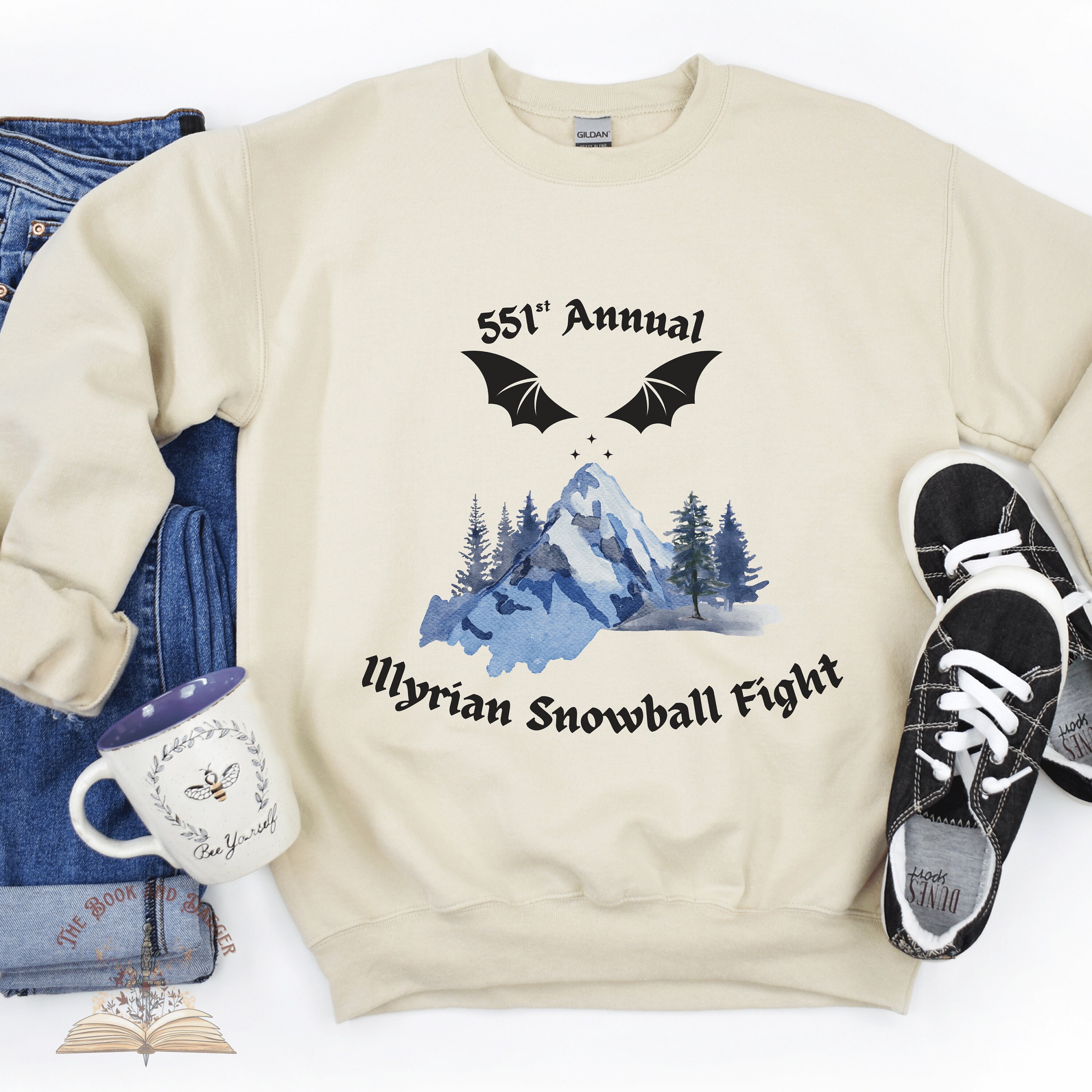 Illyrian Snowball Fight ACOTAR Holiday Shirt, A Court of Frost and ...