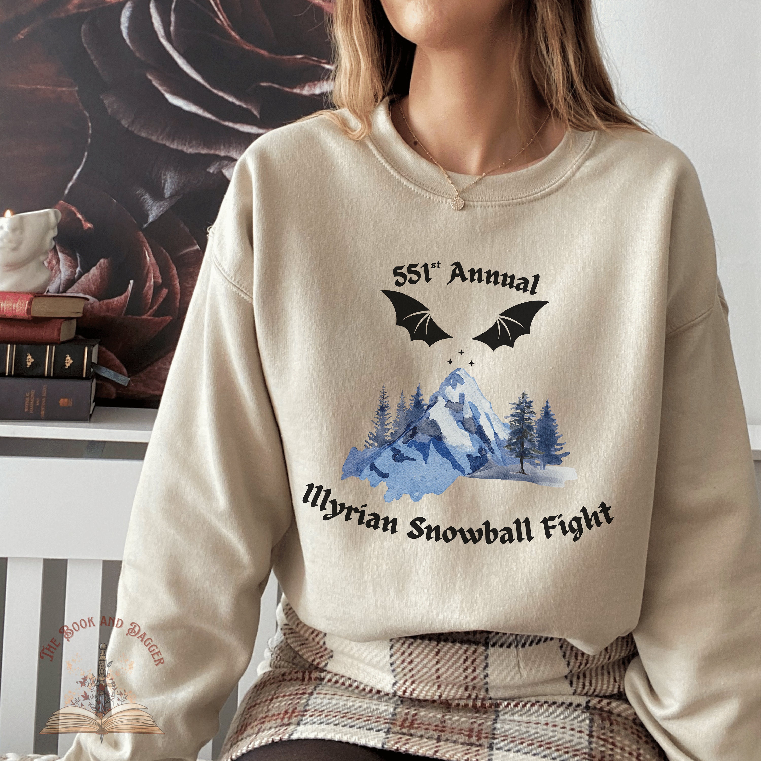 Illyrian Snowball Fight ACOTAR Holiday Shirt, A Court of Frost and ...