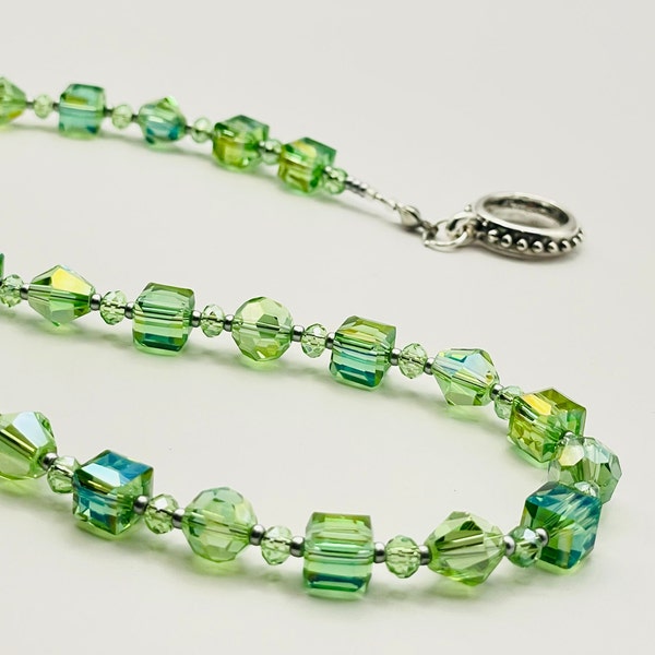 Lime Green Necklace - Etsy