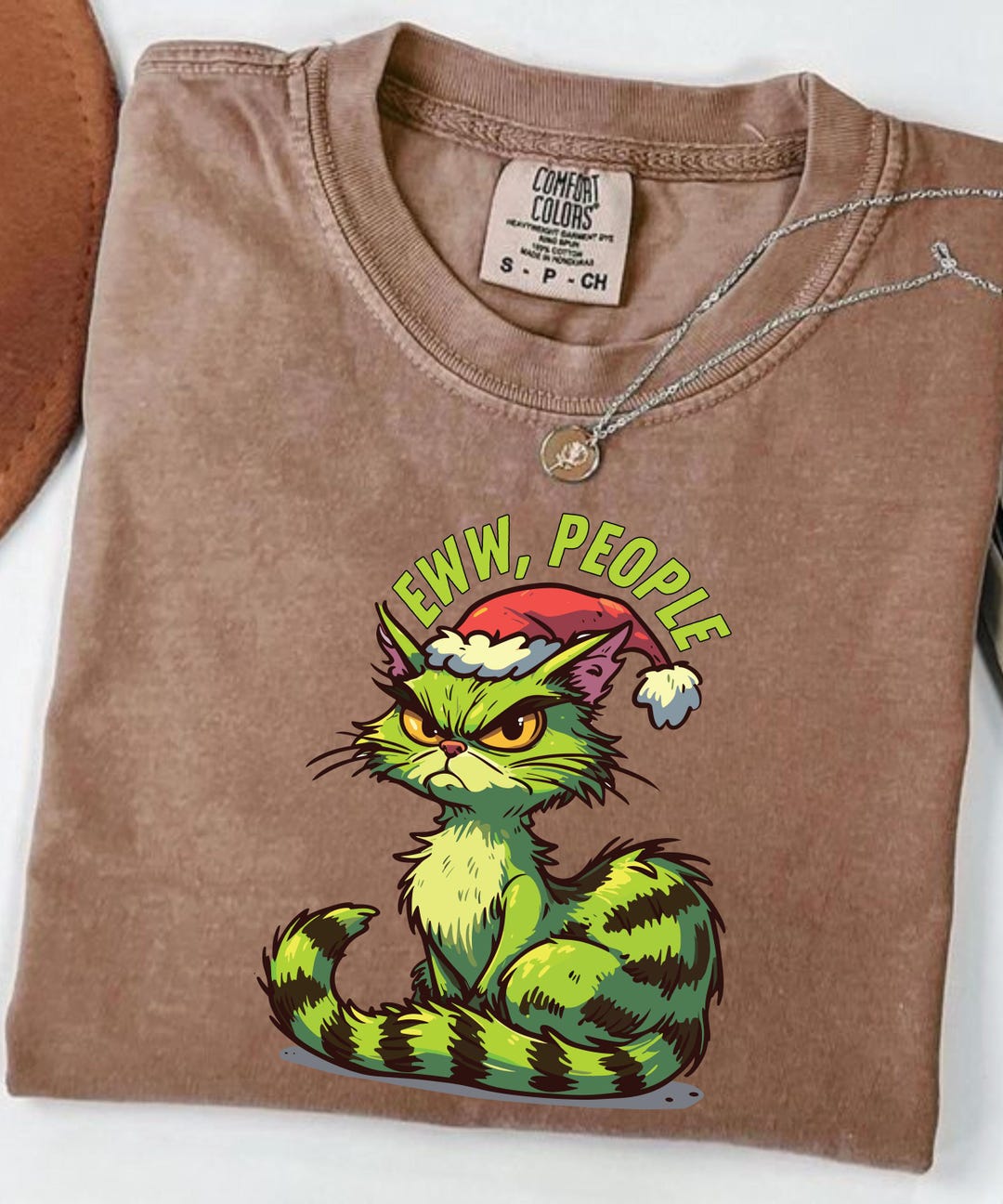 Eww People Christmas Cat PNG, Funny Grumpy Cat Holiday Clipart, Anti ...
